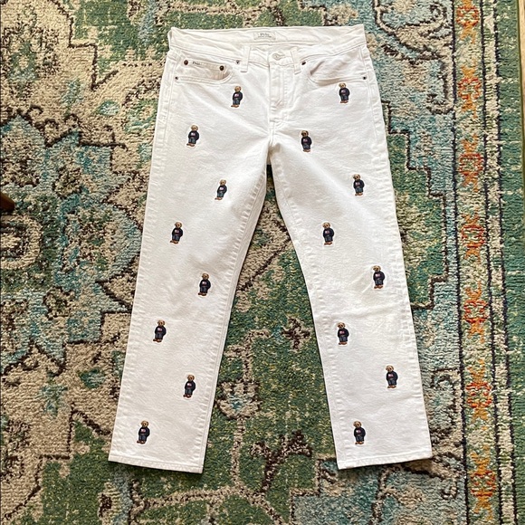 Ralph Lauren | Jeans | Polo Bear Embroidery Jean Mama | Poshmark